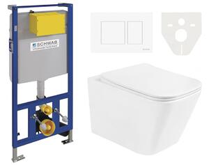 SCHWAB SET WC 199 podomietková nádržka na zamurovanie 3/6l, DN110mm ...