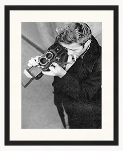 Zarámovaná fotografia James Dean with Camera | FAVI.sk