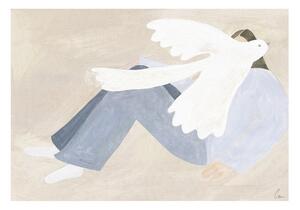 Plagát 70x50 cm Bright Bird – Clara Schicketanz – The Poster Club | FAVI.sk