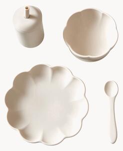 Súprava riadu z silikónu Little Poppy, 4 ks | FAVI.sk