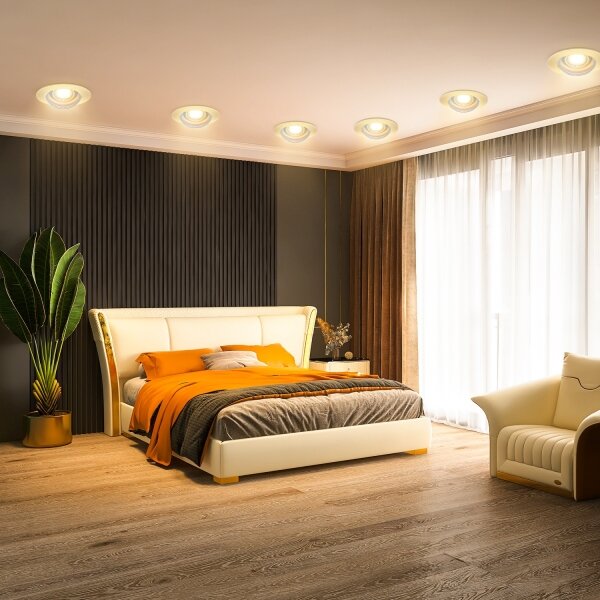 Aigostar - LED zapustené stropné svietidlo LED/5W/230V 3000K priemer 8 ...