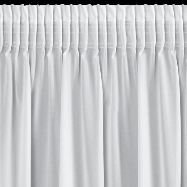 Dekorstudio Hotová biela záclona ROSES 7 na páske 350x270cm | FAVI.sk