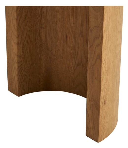 Konzolový stolík v dekore duba v prírodnej farbe 38x114 cm Bibione ...