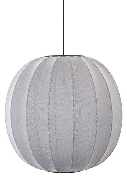 Made By Hand Knit-Wit 60 Round Závěsná Lampa Silver - Spálňa | FAVI.sk