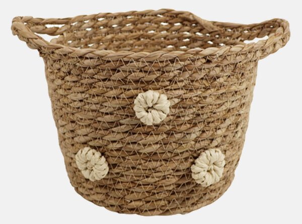 Sinsay - Pletený úložný kôš s rúčkami - béžová | FAVI.sk