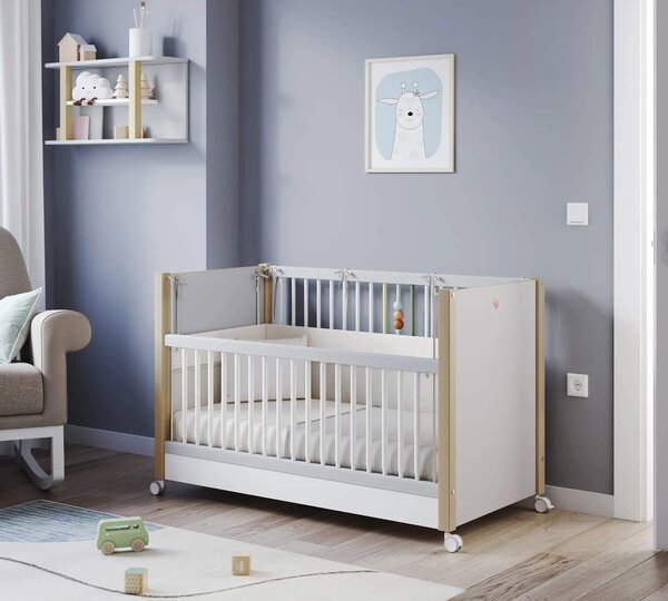 Cilek Postieľka na kolieskach 60x120 cm Mino Baby | FAVI.sk