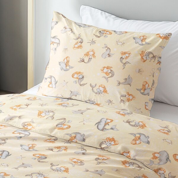 Biante Detské bavlnené posteľné obliečky Sandra SA-670 Sivo-hnedé ...