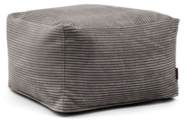 Tmavosivý menčestrový sedací vak Softbox MooG – SLOWDOWN | FAVI.sk