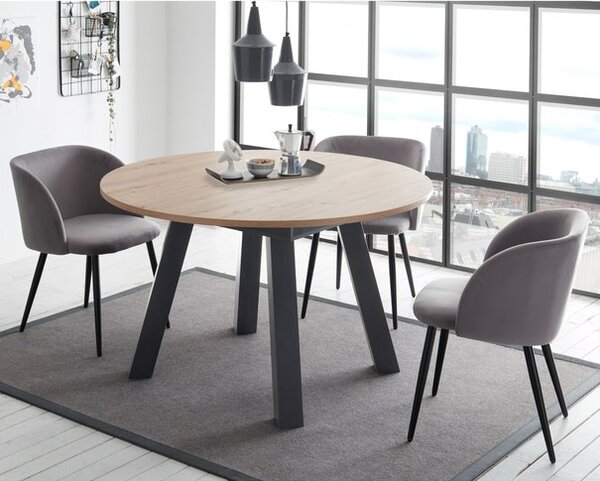 Jedálenský stôl BIG SYSTEM RUND dub, ⌀ 130 cm | FAVI.sk