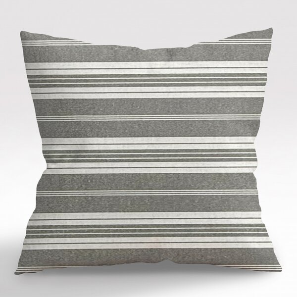 Ervi obliečka na vankúš FLANELOVÝ - Sivé pruhy | FAVI.sk