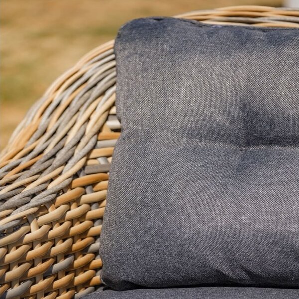 Ratanea Záhradné ratanové kreslo MONTE CARLO hnedo-sivé | FAVI.sk