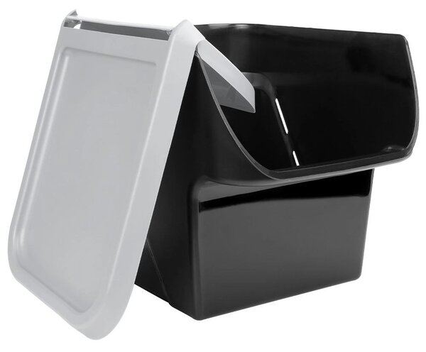 VILDE Úložný box na zemiaky a cibuľu s vetraním, VEGBOX sivý (14l ...