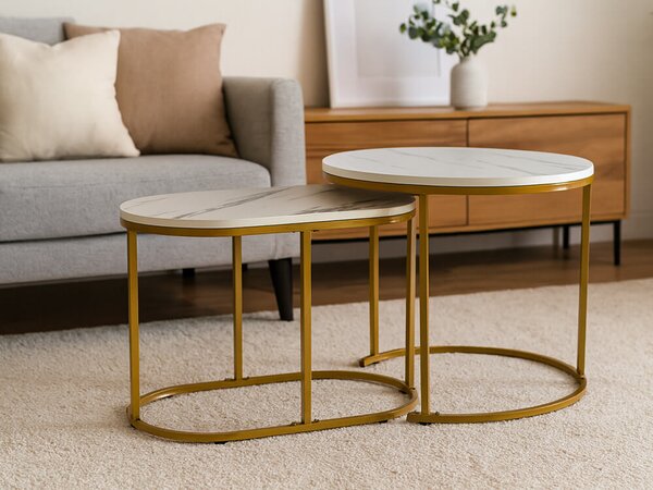 CH Konferenčné stolíky Cony - biela | FAVI.sk