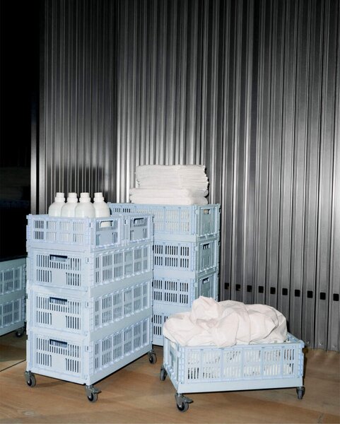 HAY Úložný box Colour Crate Large, soft blue | FAVI.sk