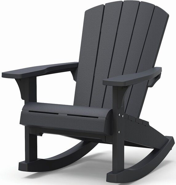 KETER ROCKING ADIRONDACK Kreslo, 92 x 80,5 x 100,5 cm, grafit 17211446 ...