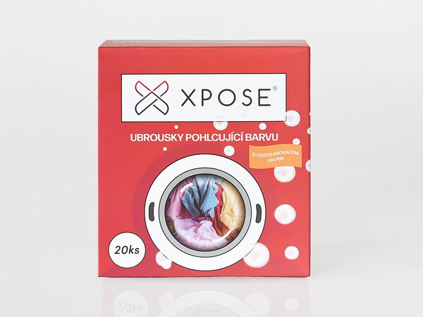 XPOSE® Xpose obrúsky pohlcujúce farbu s odstraňovačom škvŕn 20 ks | FAVI.sk
