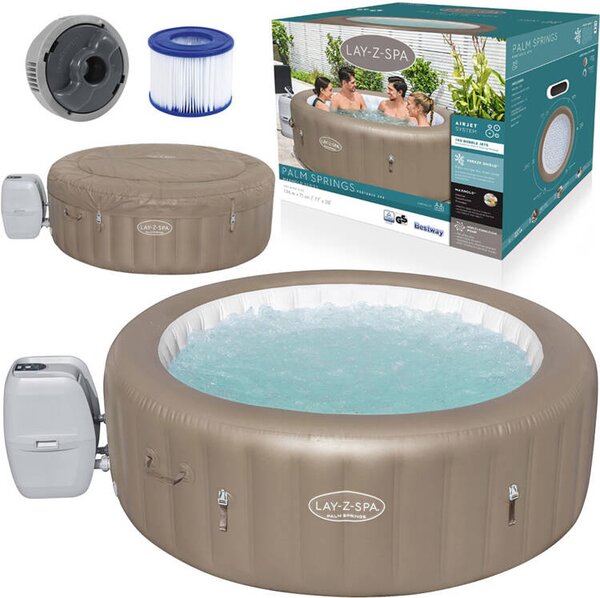 Bestway Lay-Z-Spa Palm Springs Jacuzzi 4-6 osôb 60017 | FAVI.sk