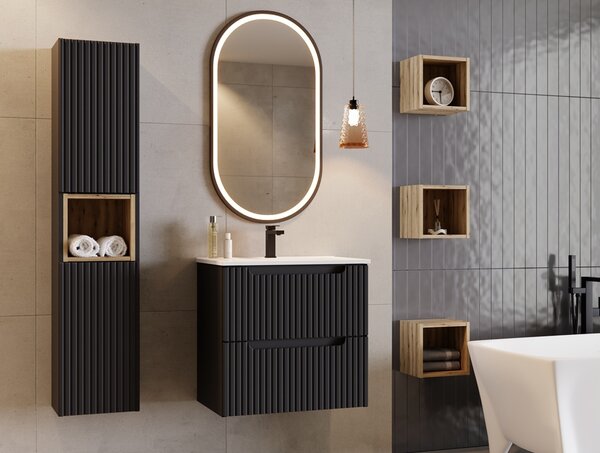 NOVA BLACK 82-120-B3-DE skrinka pod umývadlo s košom 120 cm | FAVI.sk