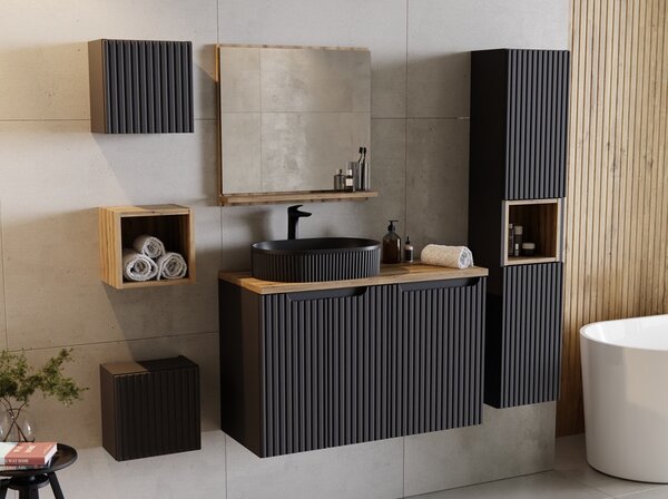 NOVA BLACK 82-120-B3-DE skrinka pod umývadlo s košom 120 cm | FAVI.sk