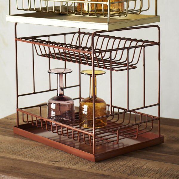 Kovový odkvapkávač na riad Rust | FAVI.sk