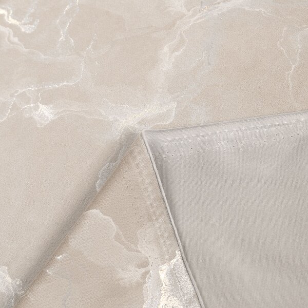 Biante Zamatový záves Isabela IBL-018 Zlatý/dymový mramor na púdrovo ...