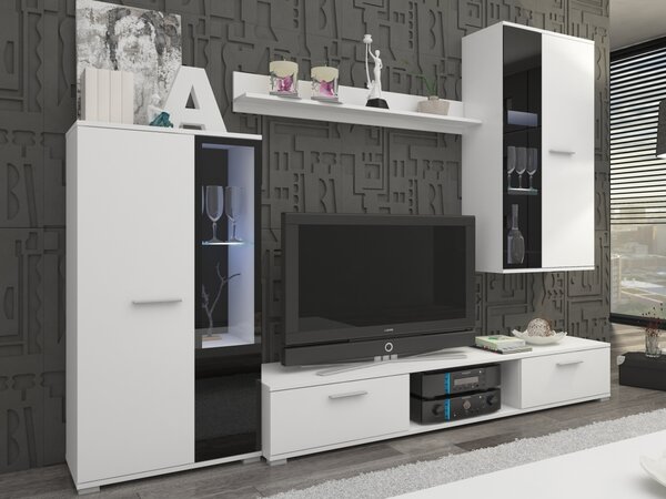 NEJBY Obývacia stena BRIXTON, biela | FAVI.sk