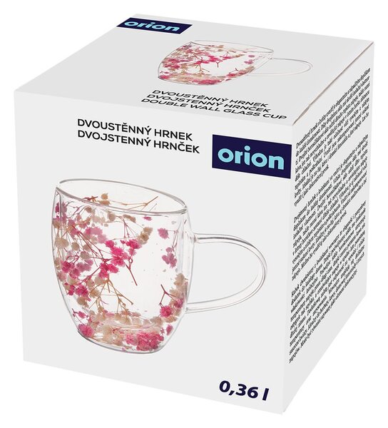 Dvojstenný hrnček DOUBLE kvety 0,36 l | FAVI.sk