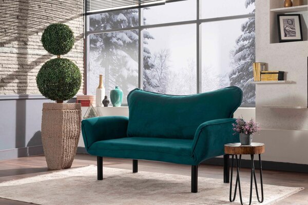 Hanah Home - Elegantná 2-miestna pohovka CHATTO 140 cm rozkladacia ...