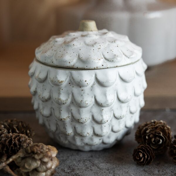 Keramická dóza v tvare šišky Bergsjö 10 cm | FAVI.sk