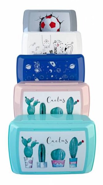 Kinekus Dóza detská na potraviny plastová, 1,3l na desiatu, detský ...