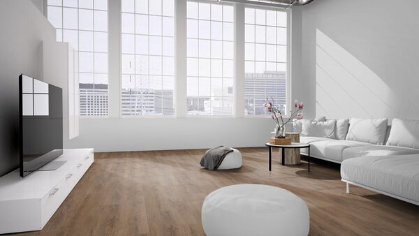 Hybridná podlaha Dub Citus - Štruktúra dreva, priečne rezananá ...