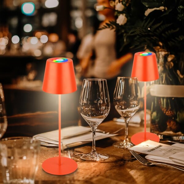 Briloner 7510012-LED RGB Stmievateľná stolná lampa CALIDA 2,5W/5V IP44 ...