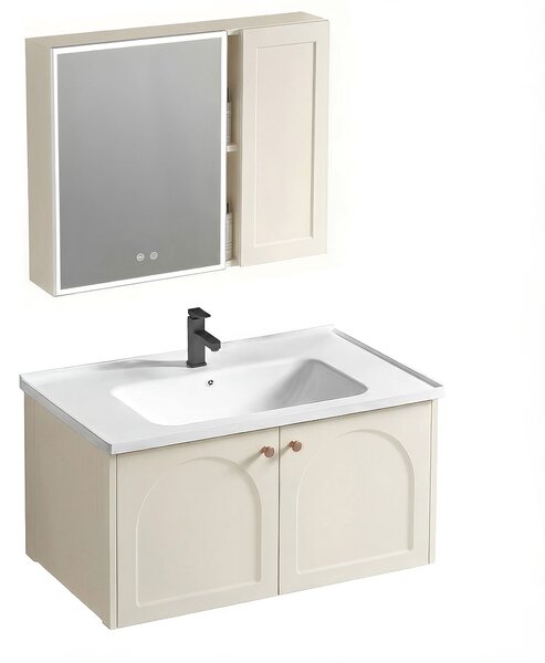 Súprava kúpeľňového nábytku s umývadlom Denver 80cm Creme | FAVI.sk