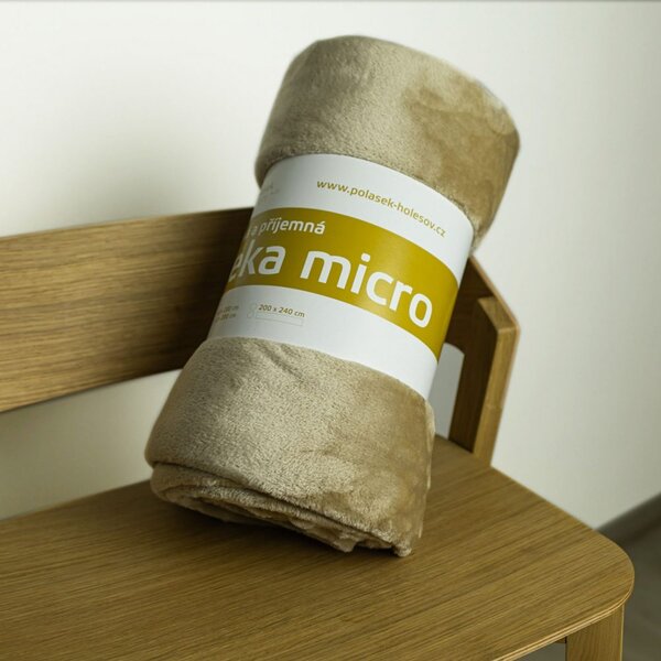 Polášek Deka MIKROFLANEL - Tmavošedá | 150 x 200 cm | FAVI.sk