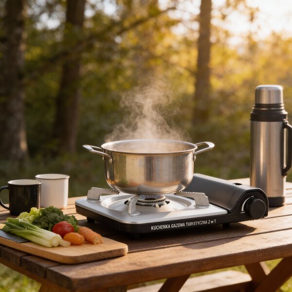 2 v 1 TURISTICKÝ PLYNOVÝ VARNIČKA PRE PATRONY/FLASKY 3,5 kW *8609 | FAVI.sk