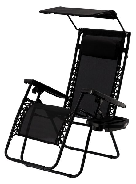 Garden Line SKLADACIA ZÁHRADNÁ STOLIČKA S OPIERKOU NA NOHY, VRECKOM ...