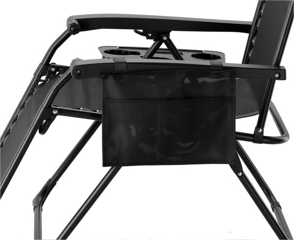 Garden Line LEŽÁK ZERO GRAVITY GARDEN, SKLADACÍ, SO STOJANOM, VRECKOM A ...