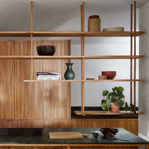 FOGIA Policová zostava Bond, 2x6, Blue / Podlahová / stropná | FAVI.sk