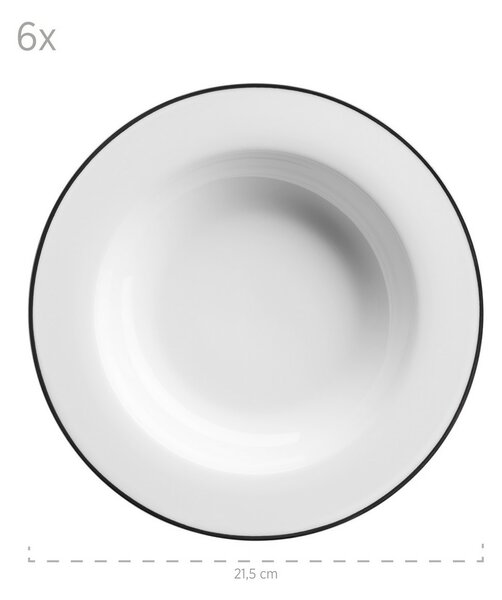 Mäser Sada plytkých a hlbokých tanierov, 12 kusovNOLA | FAVI.sk