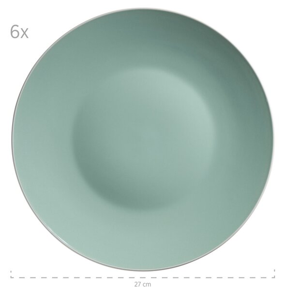 24-dielna jedálenská súprava Mäser ELISSA – lesklázelená | FAVI.sk