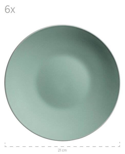 24-dielna jedálenská súprava Mäser ELISSA – lesklázelená | FAVI.sk