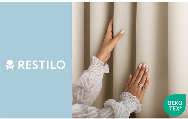 Krémovobiely dimout záves 140x250 cm Carli Tie – Restilo | FAVI.sk