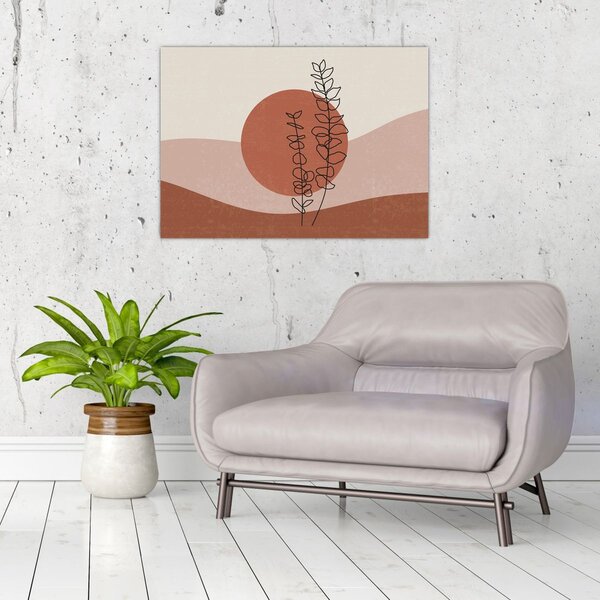 Obraz - Boho listy N⁰1 (70x50 cm) | FAVI.sk