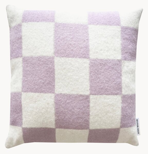 Vlnený poťah na vankúš so šachovnicovým vzorom Level Up | FAVI.sk