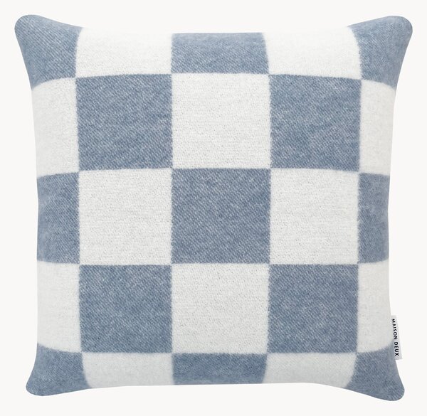 Vlnený poťah na vankúš so šachovnicovým vzorom Level Up | FAVI.sk