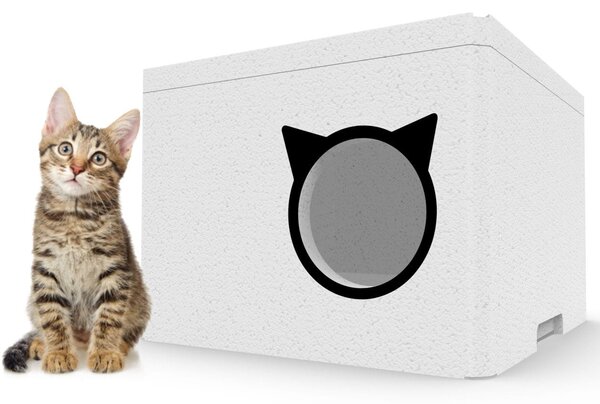 WELLHOX Zateplený domček pre mačky na zimu | FAVI.sk
