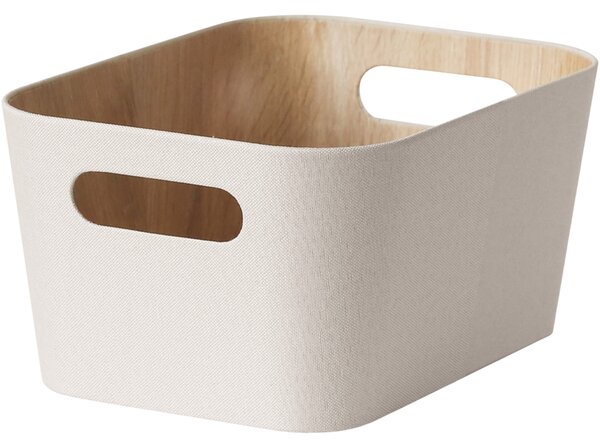 Kitchisimo Set 2 úložných košíkov 31 × 23 × 16 cm, krémová, L | FAVI.sk