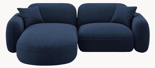 Modulárna velúrová rohová pohovka Lucien (3-miestna), ľavostranná | FAVI.sk