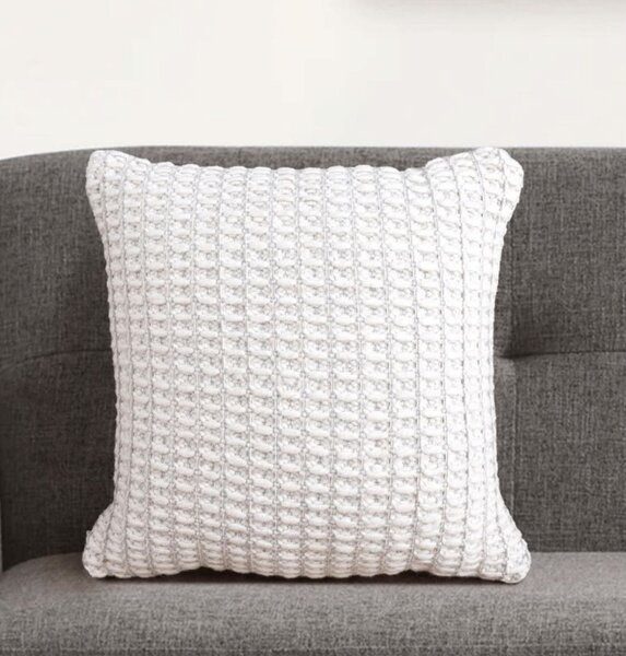 Vankúš ARUOSA-II 45x45 cm z pravej vlny a juty | FAVI.sk